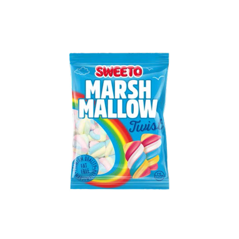 Sweeto Marshmallow Colorido Twist 60g
